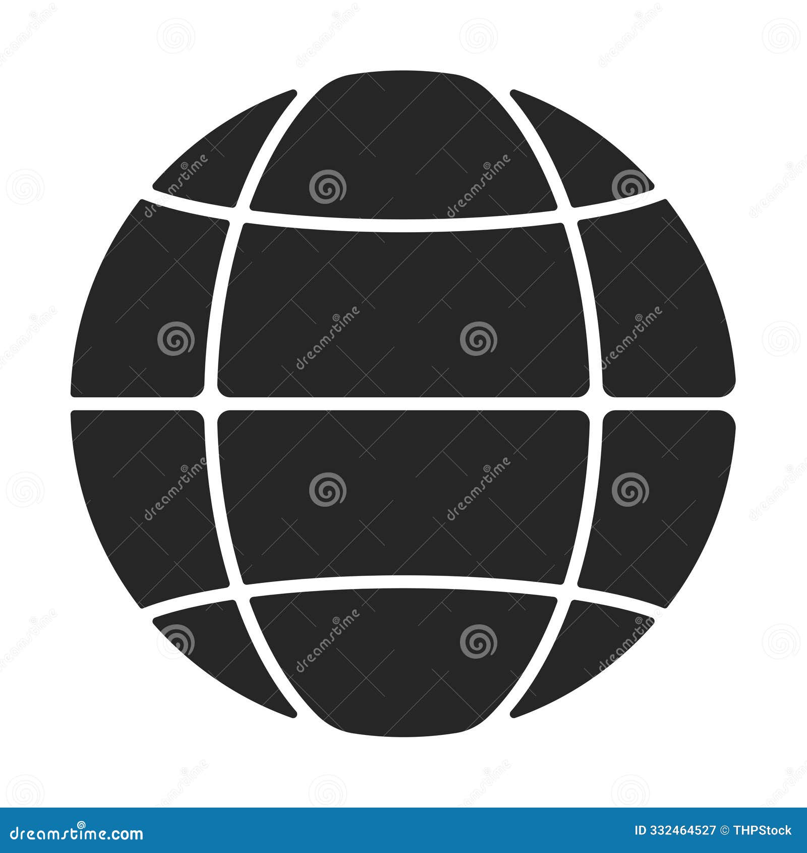 Internet Web Icon Silhouette Vector Stock Illustration - Illustration ...