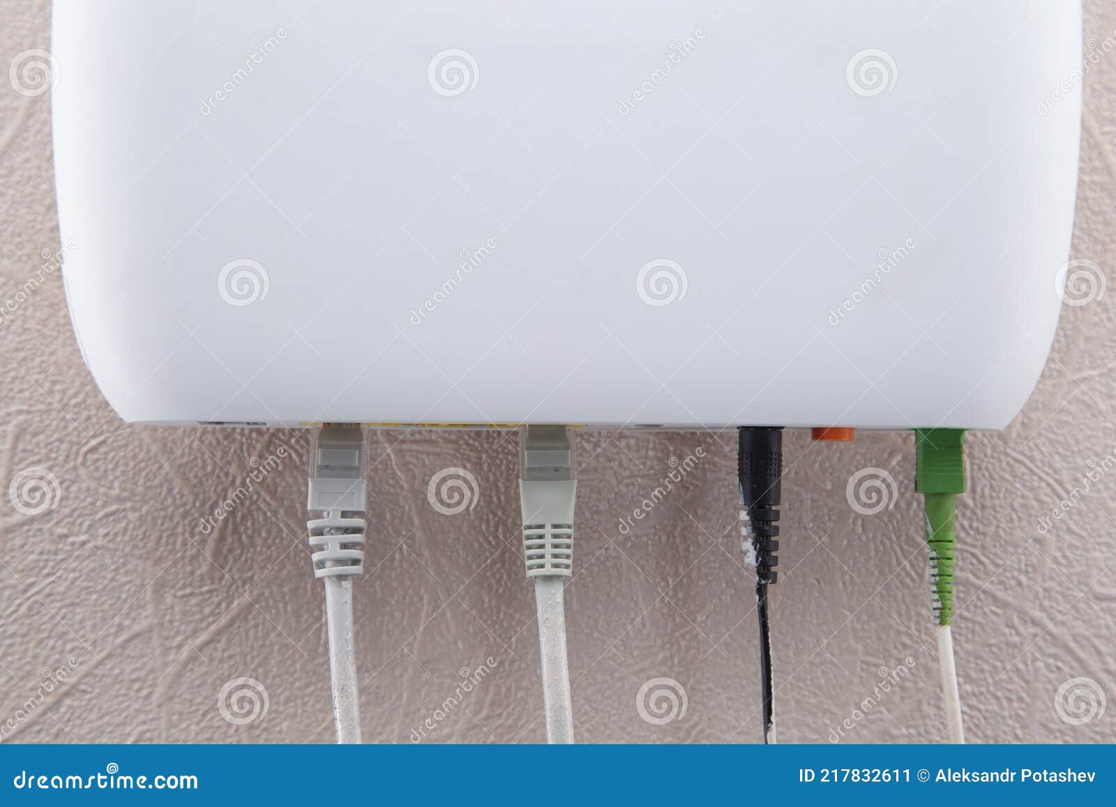 Internet Wi-Fi Modem Dual-circuit for Home and Office Stock Image ...