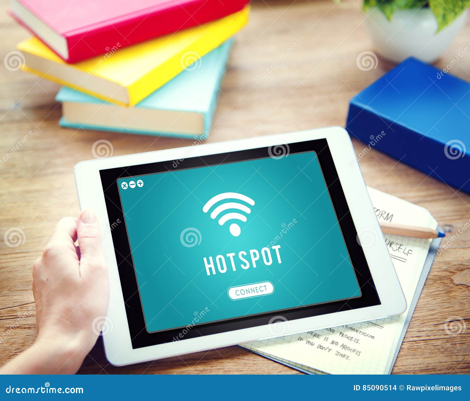 Internet Wifi Connection Access Hotspot Concept Stock Photo - Image of ...