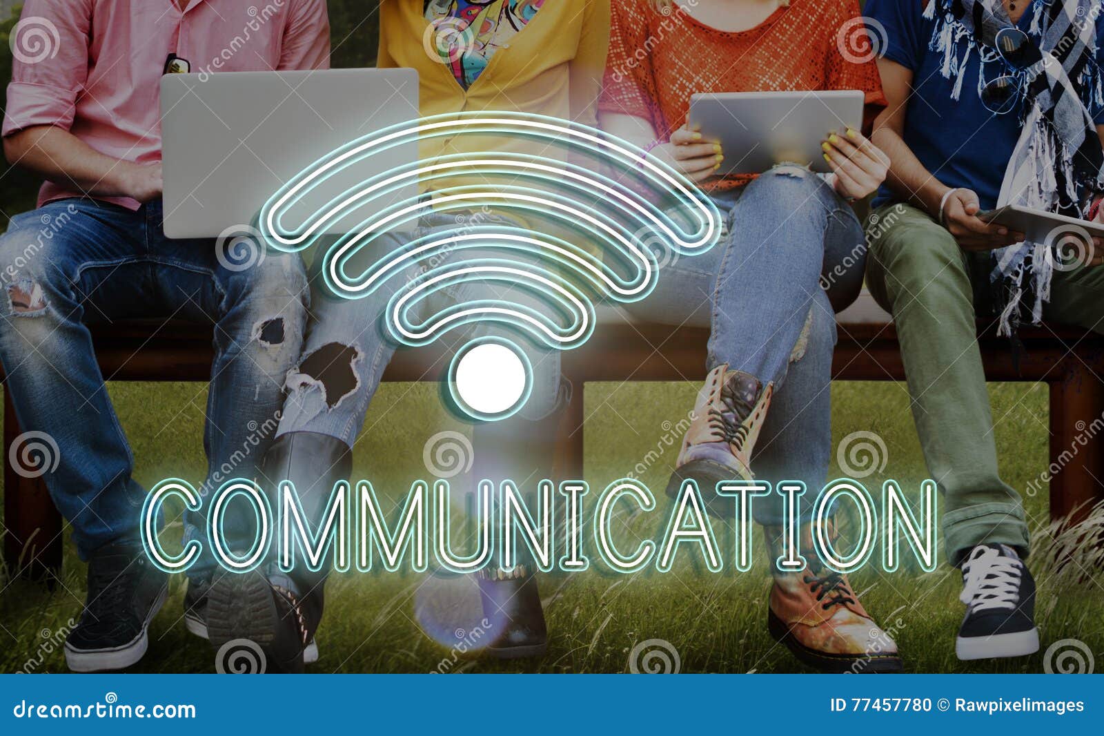 Internet Wifi Connection Network Graphic Concept Stock Photo - Image of ...
