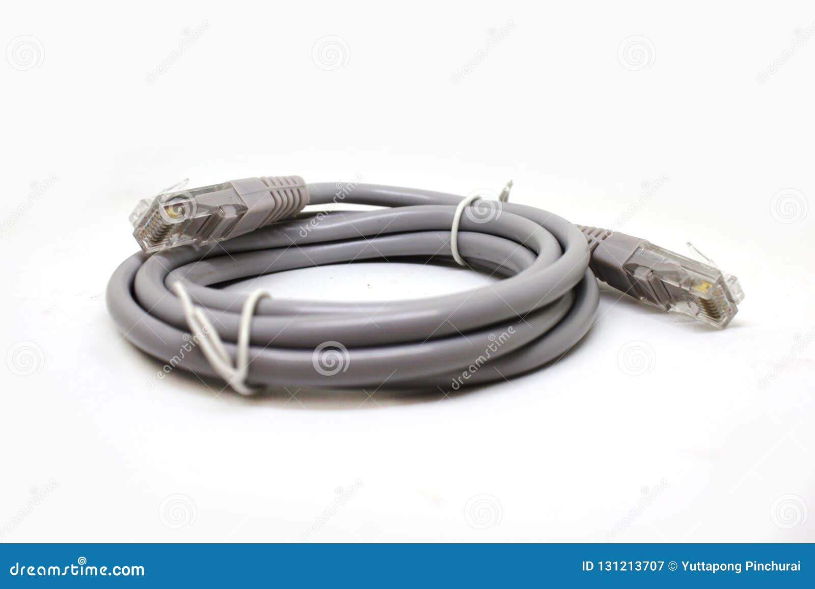 Internet Wire on White. Technology Stock Image - Image of data ...