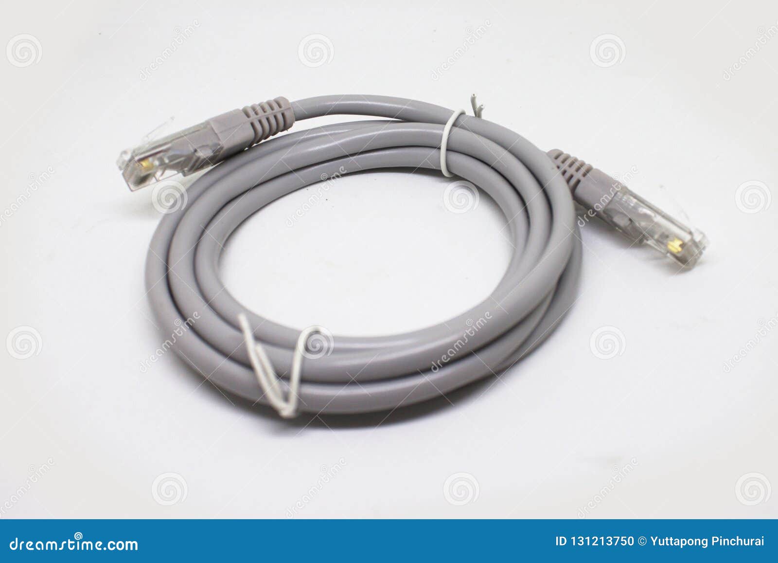 Internet Wire on White. Technology Stock Photo - Image of cable ...