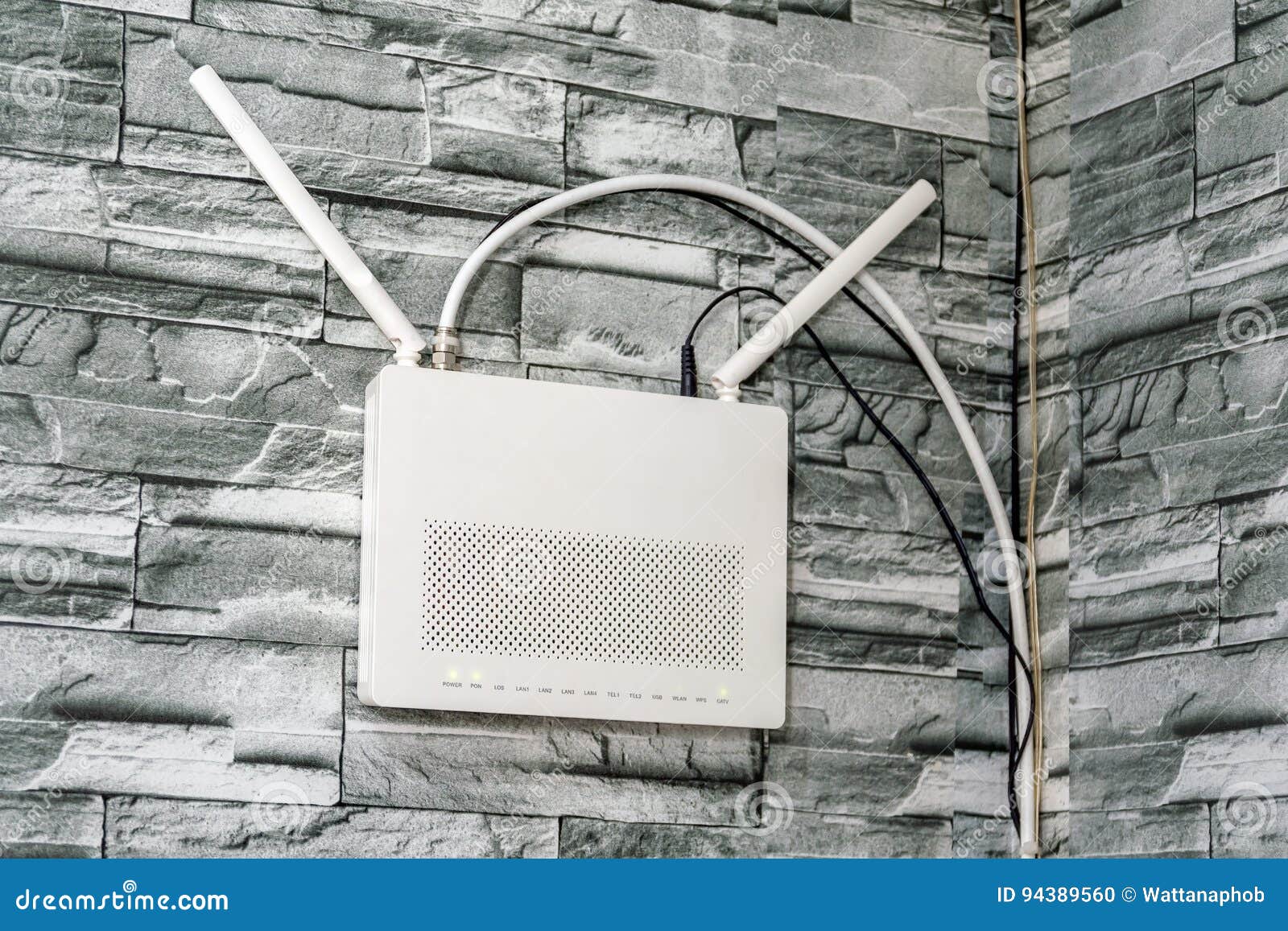 Internet Wireless Access Point Stock Photo - Image of device ...