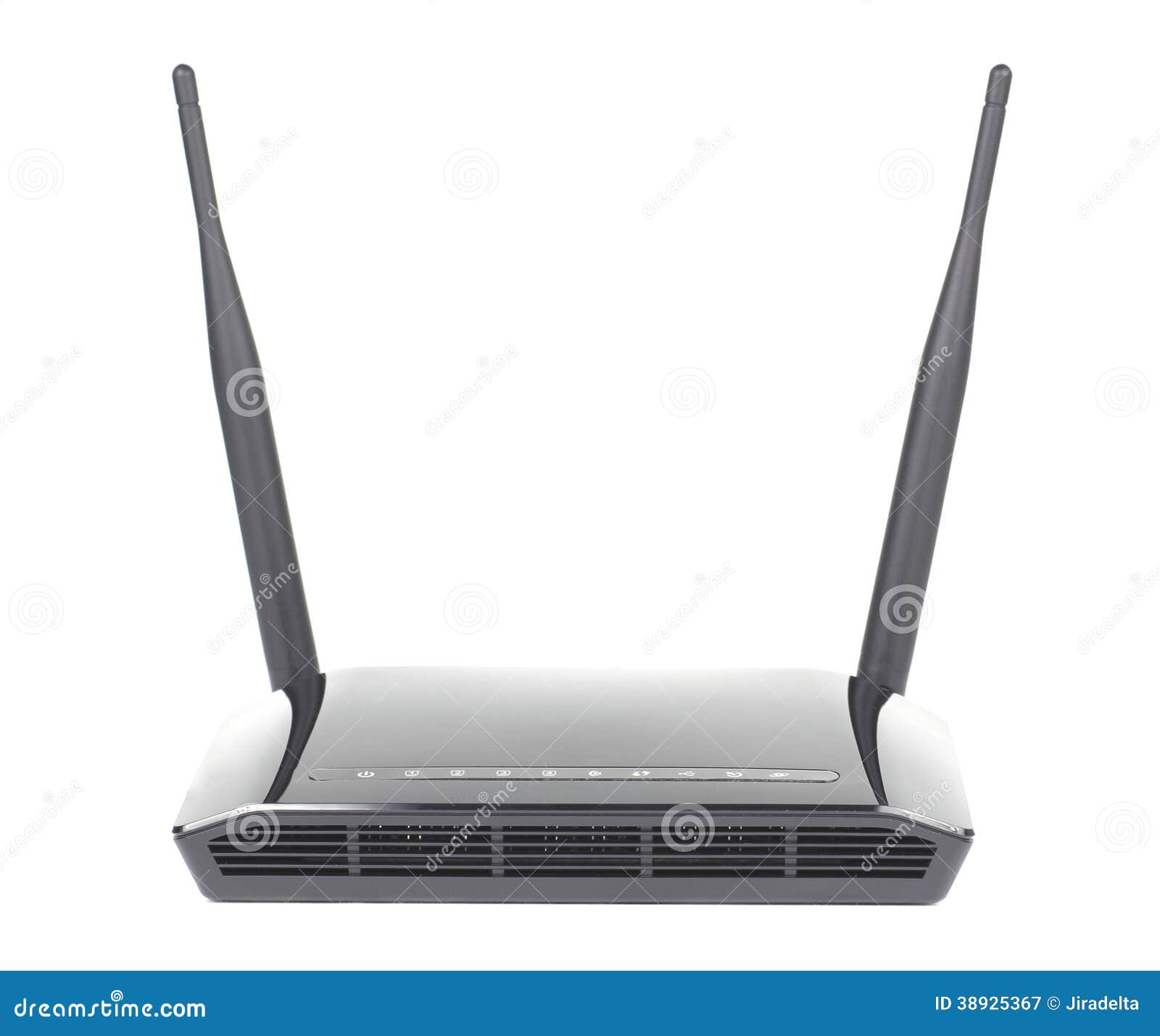 Internet Wireless Modem Router on White Background Stock Image - Image ...