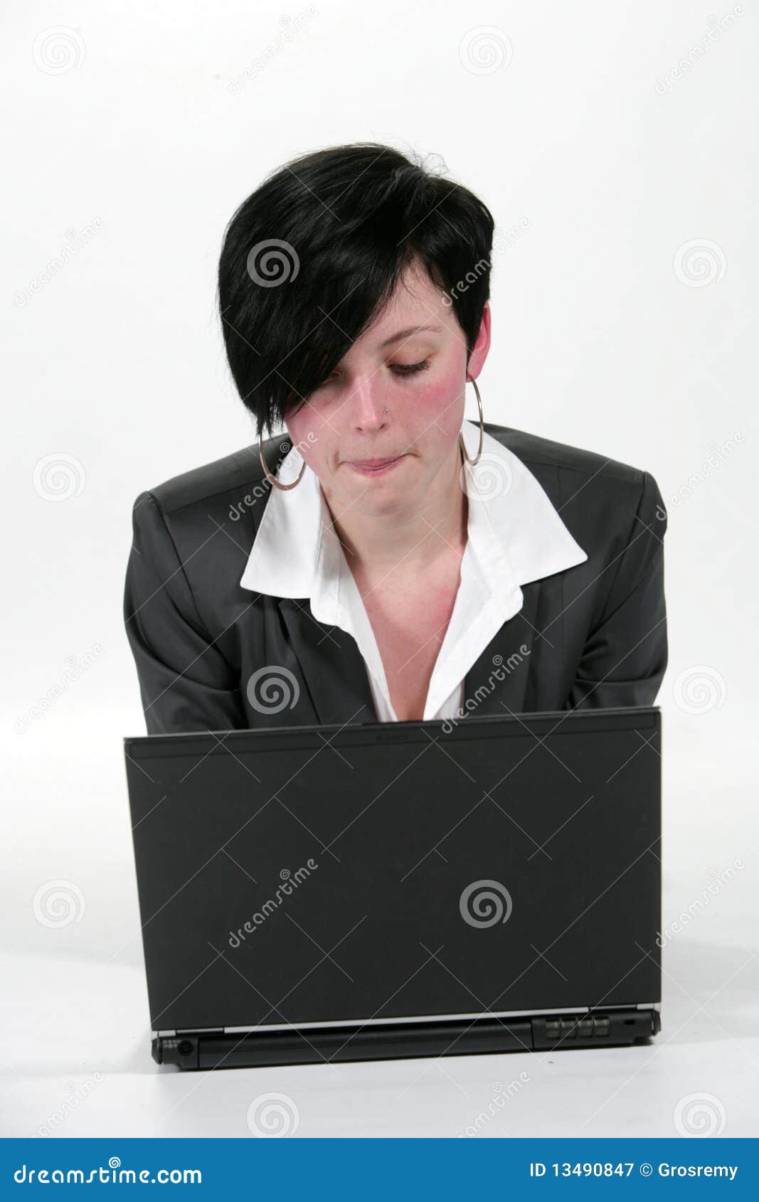 Internet woman stock image. Image of custom, portrait - 13490847