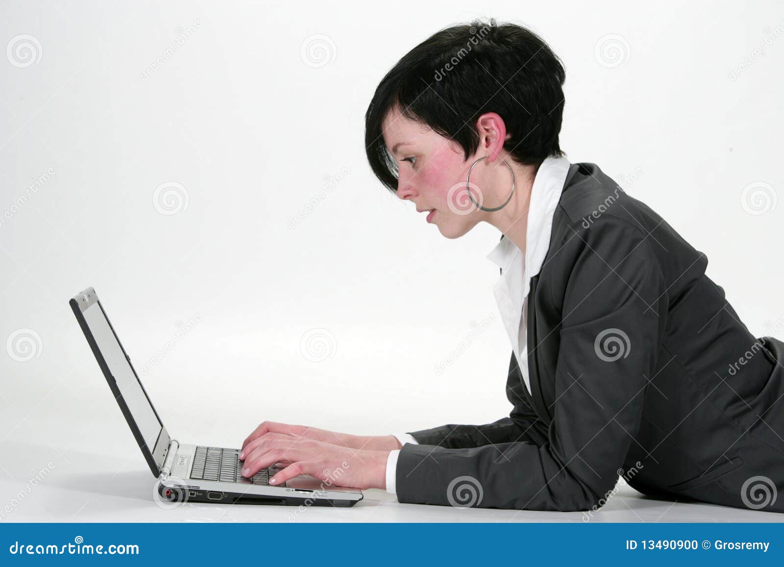 Internet woman stock photo. Image of manager, beauty - 13490900