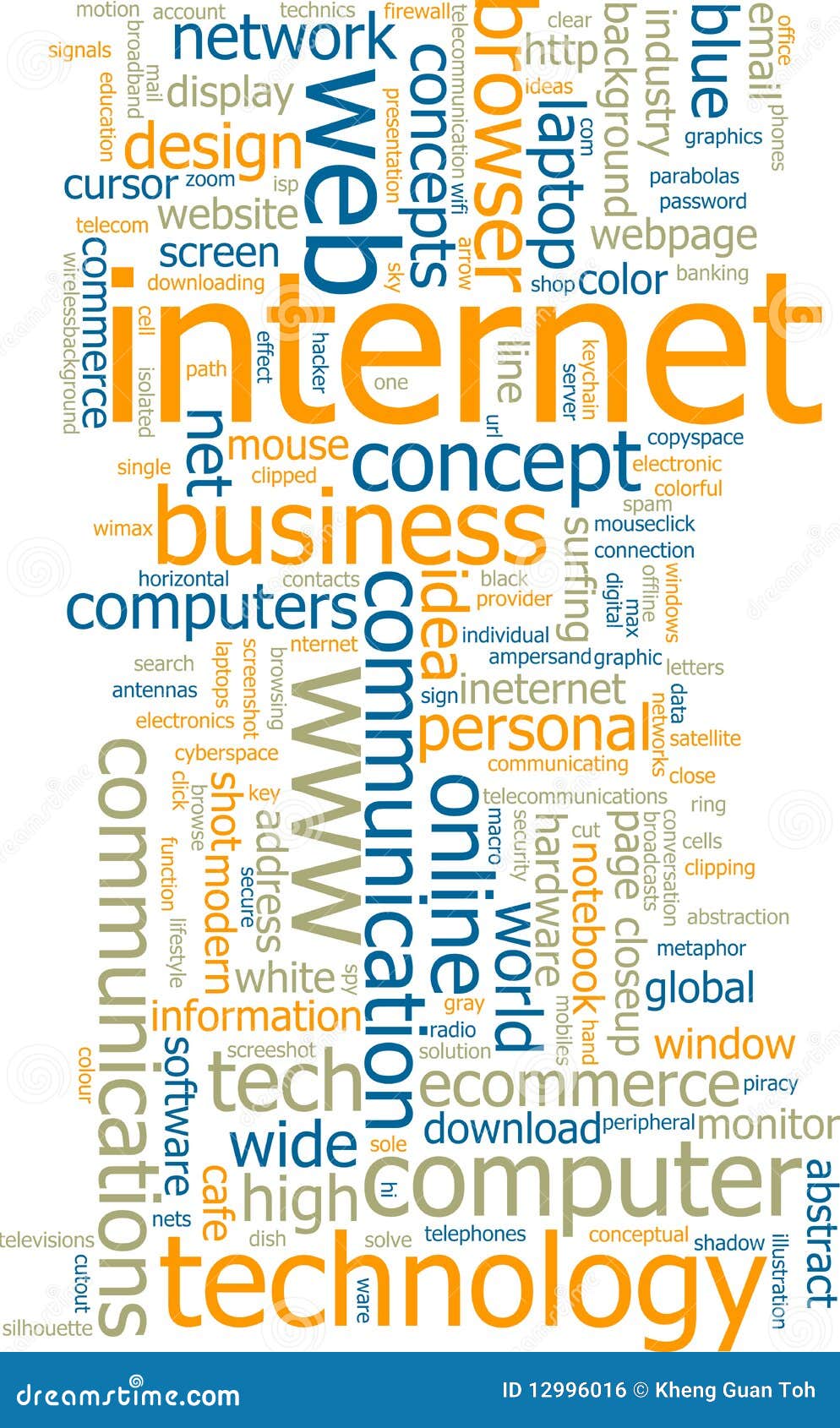 Internet word cloud stock illustration. Illustration of tags - 12996016
