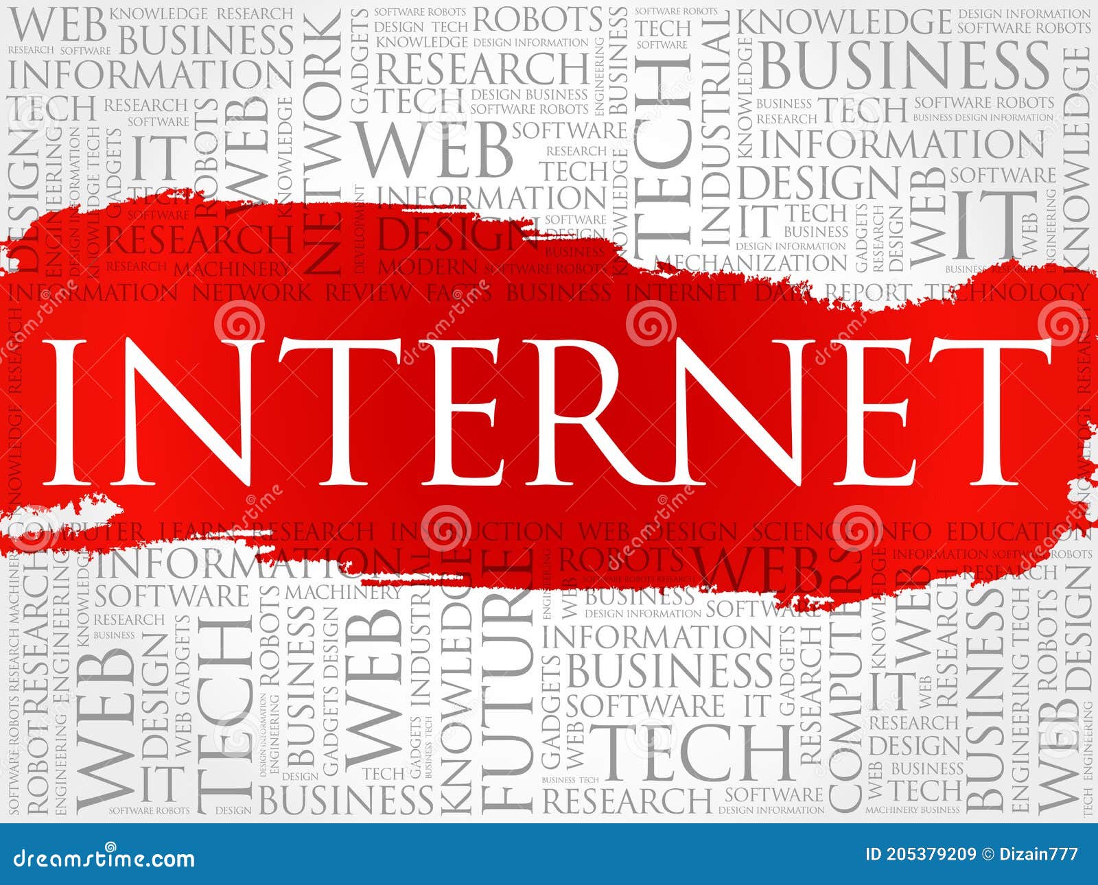 Internet word cloud stock illustration. Illustration of unlimited ...