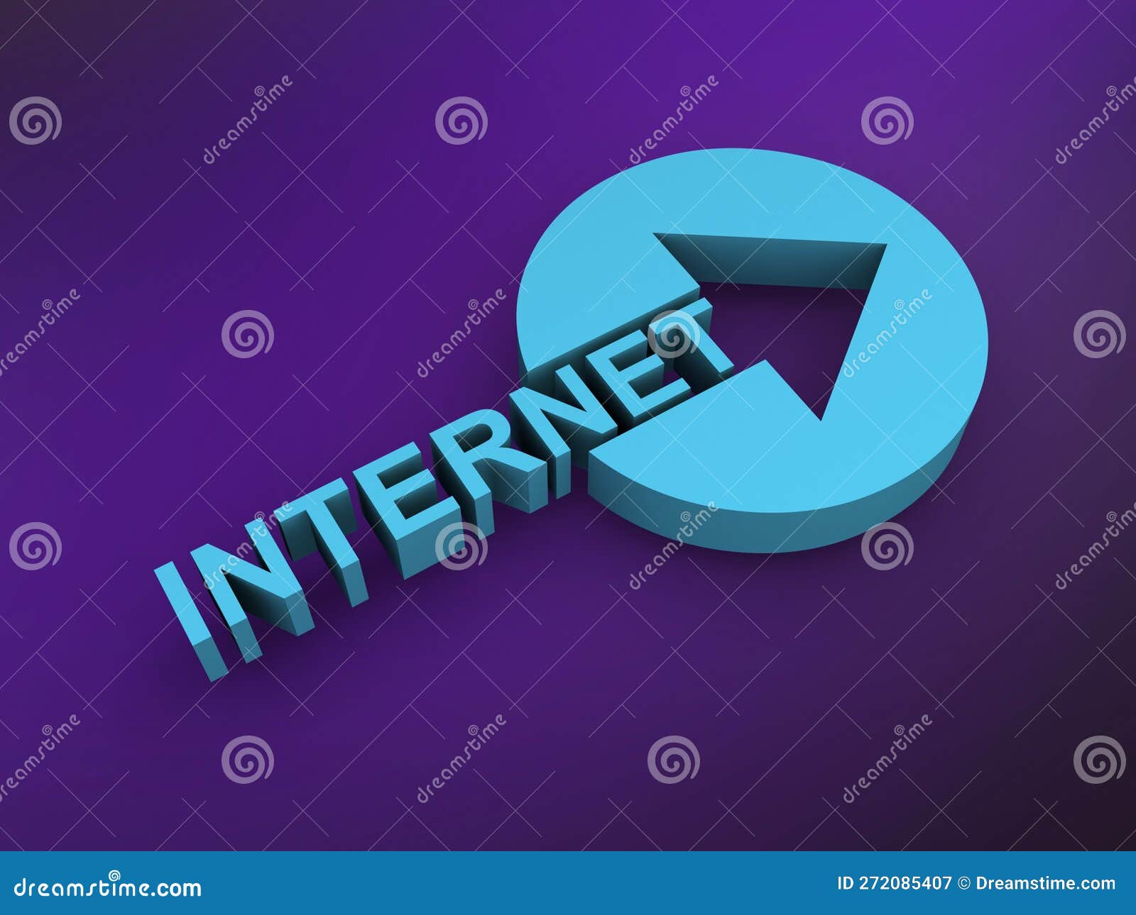 Internet word on purple stock illustration. Illustration of friends ...