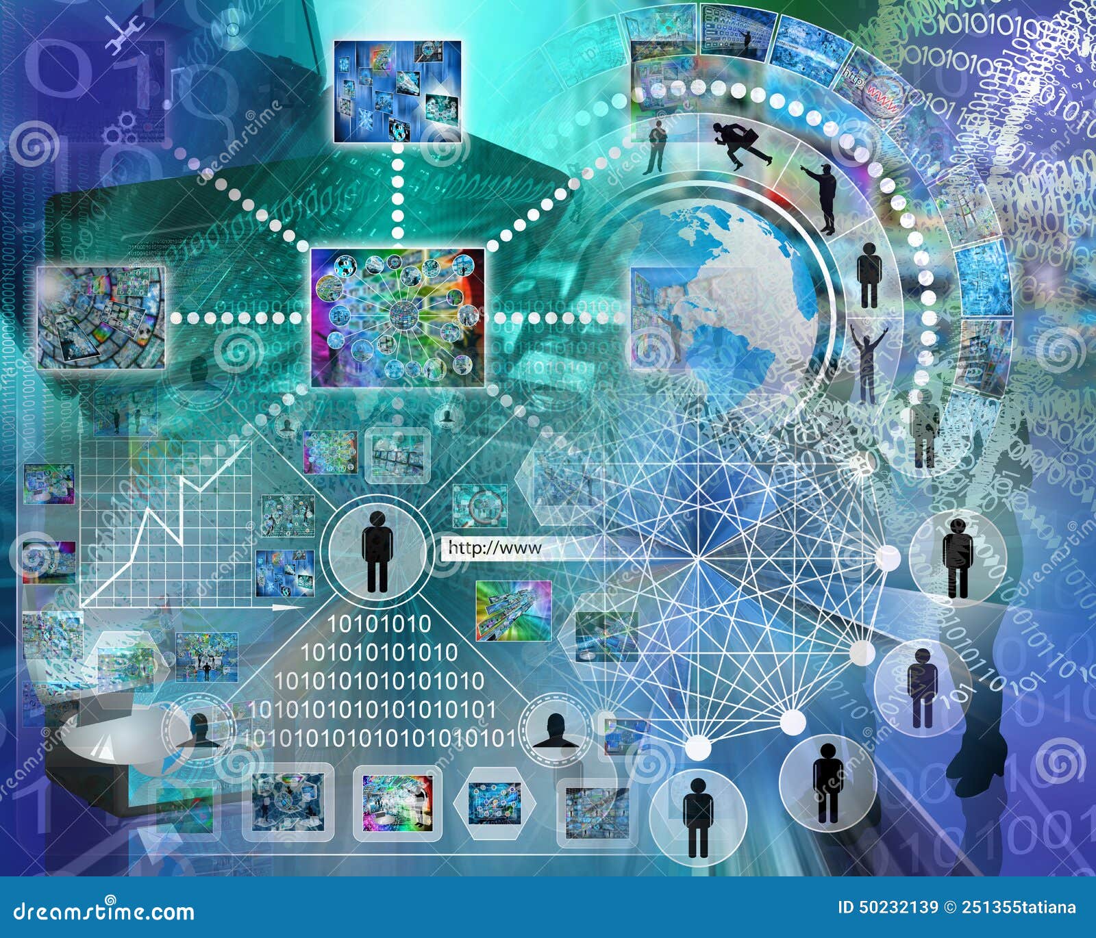 Internet world stock illustration. Illustration of keyboard - 50232139