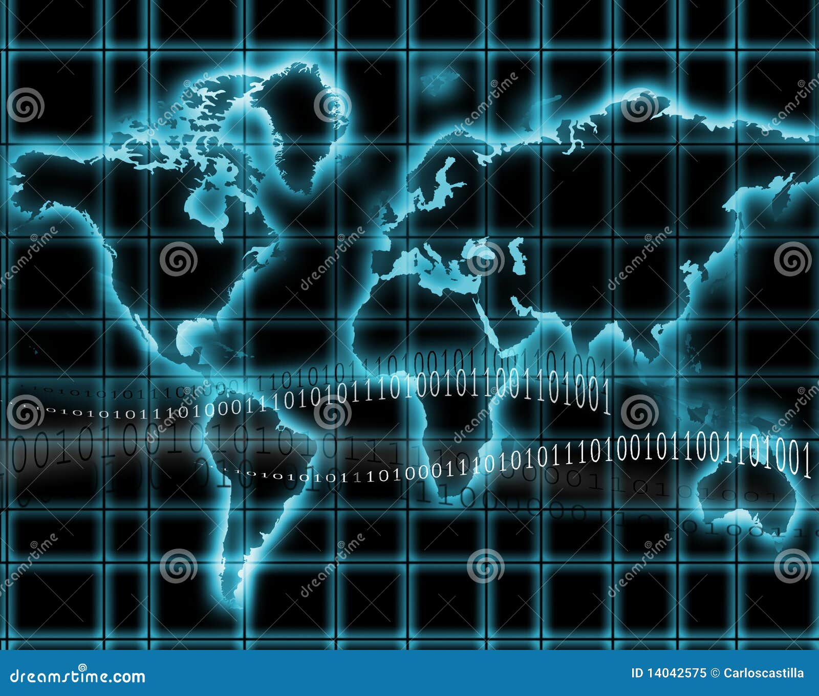 Internet-world map stock illustration. Illustration of business - 14042575