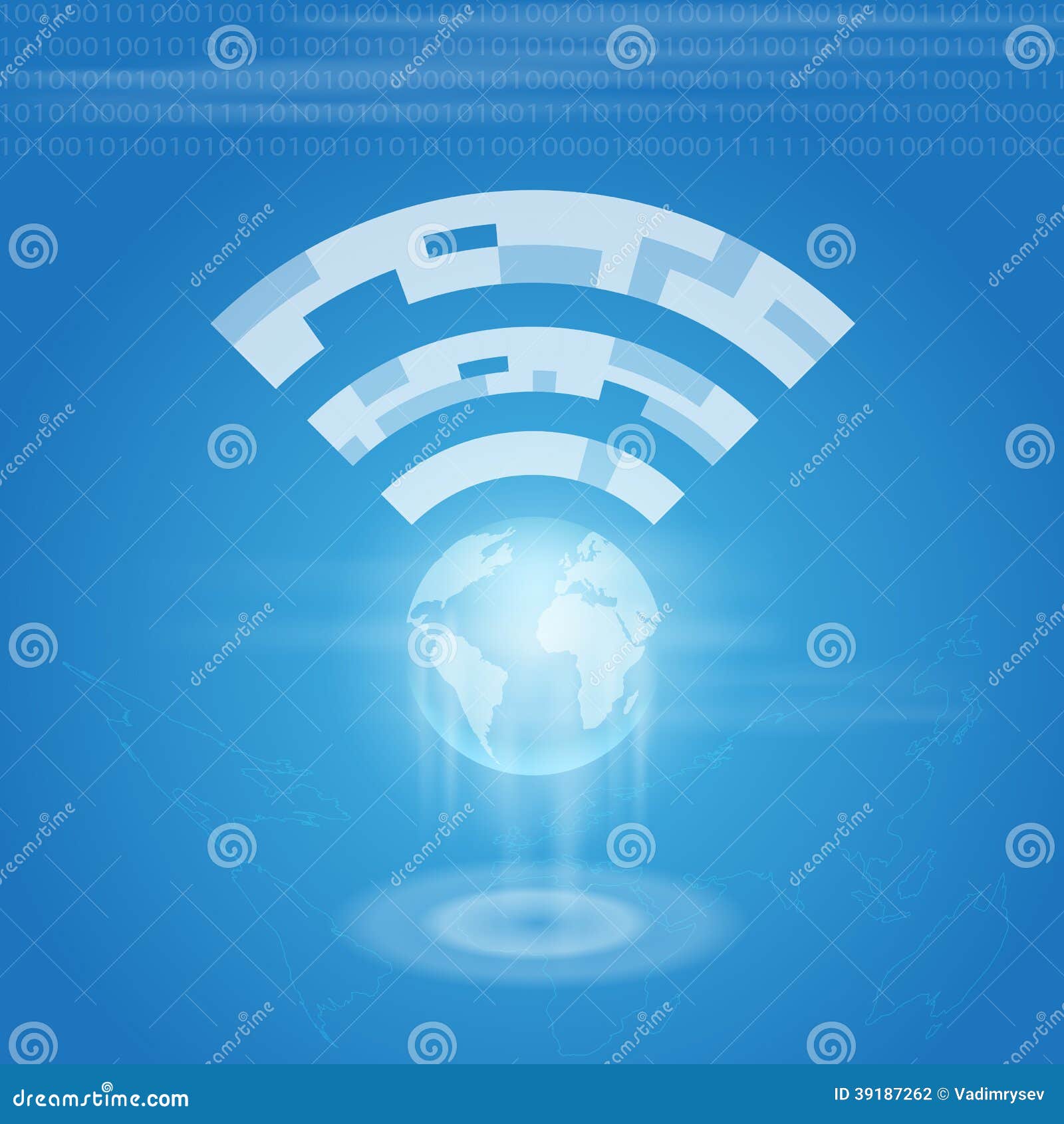 Internet and World symbol stock vector. Illustration of link - 39187262