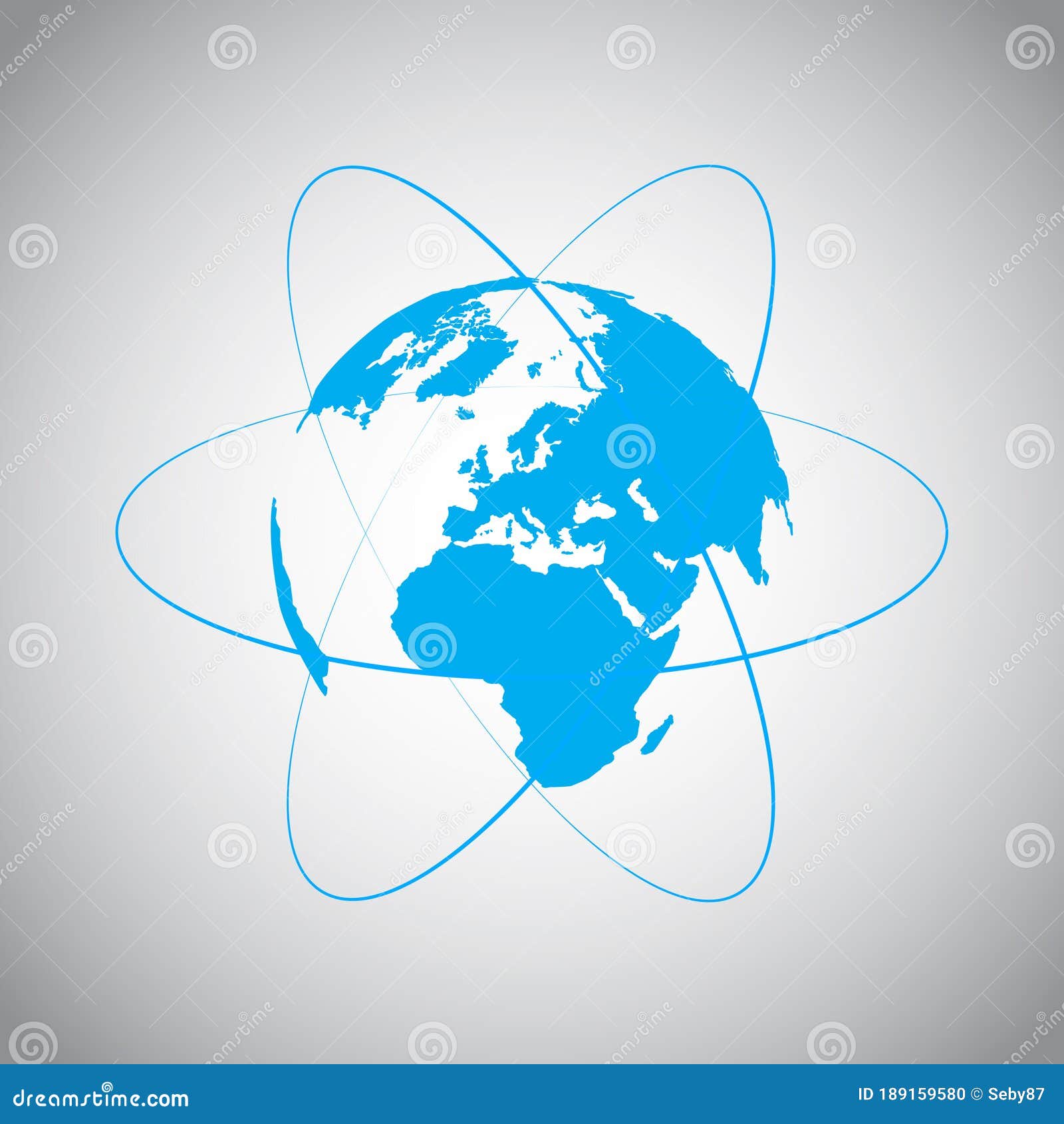 Internet and World Vector Symbol Stock Vector - Illustration of ...