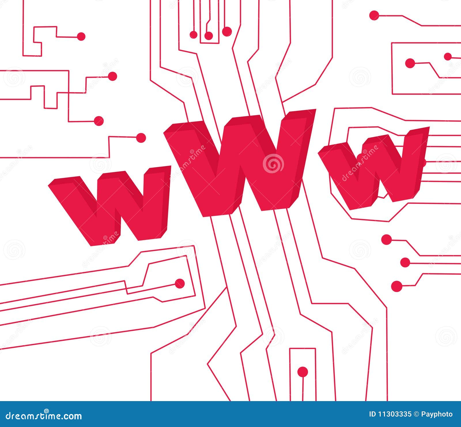 Internet WWW illustration stock illustration. Illustration of address ...