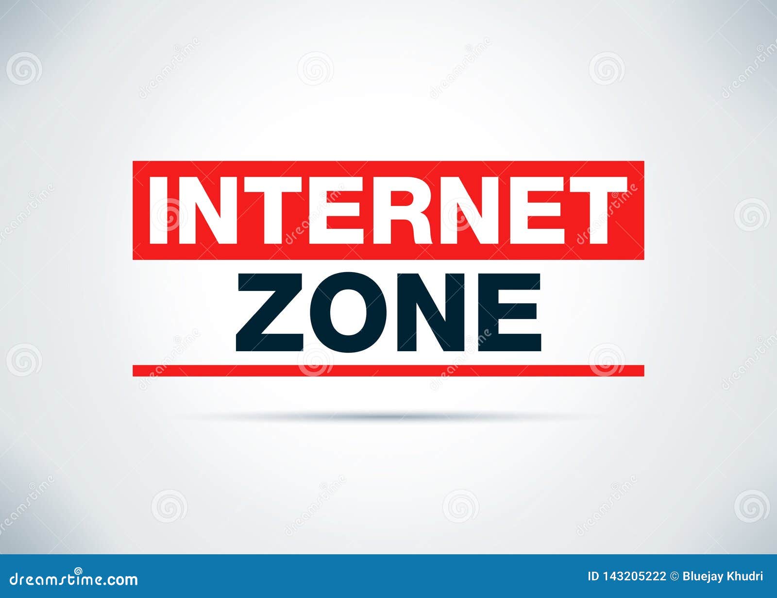 Internet Zone Abstract Flat Background Design Illustration Stock ...