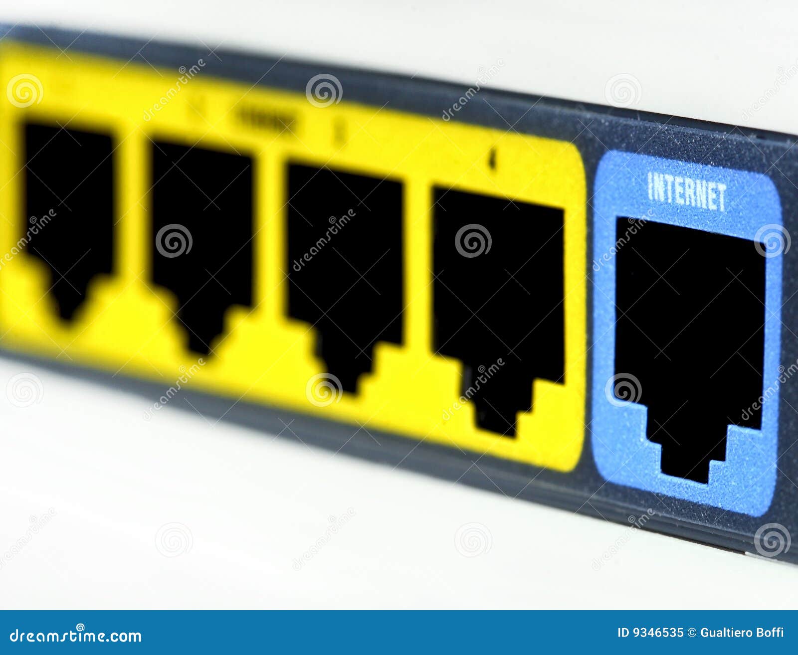 Internetanschluss stockbild. Bild von vernetzung, ethernet - 9346535