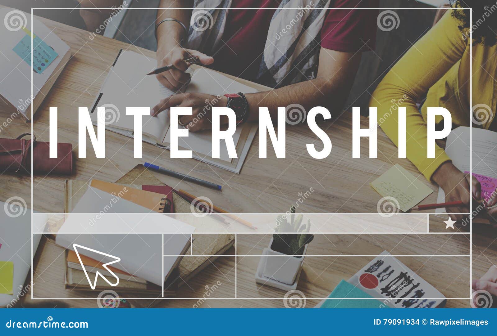 Internship Appretenceship Management Trainee Concept Stock Photo ...