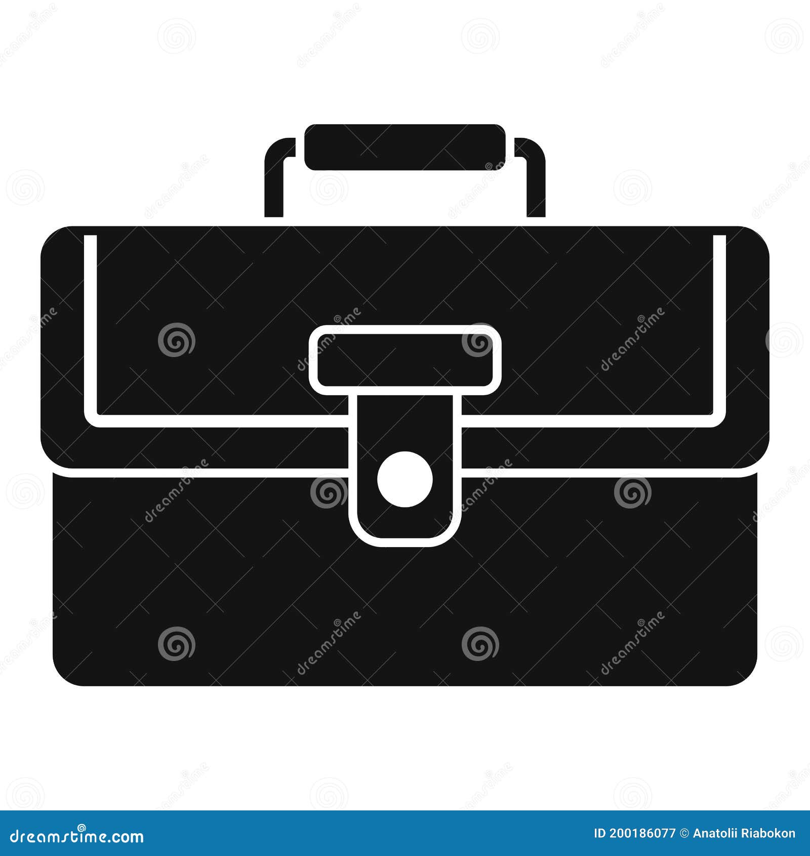 Internship Case Icon, Simple Style Stock Vector - Illustration of ...