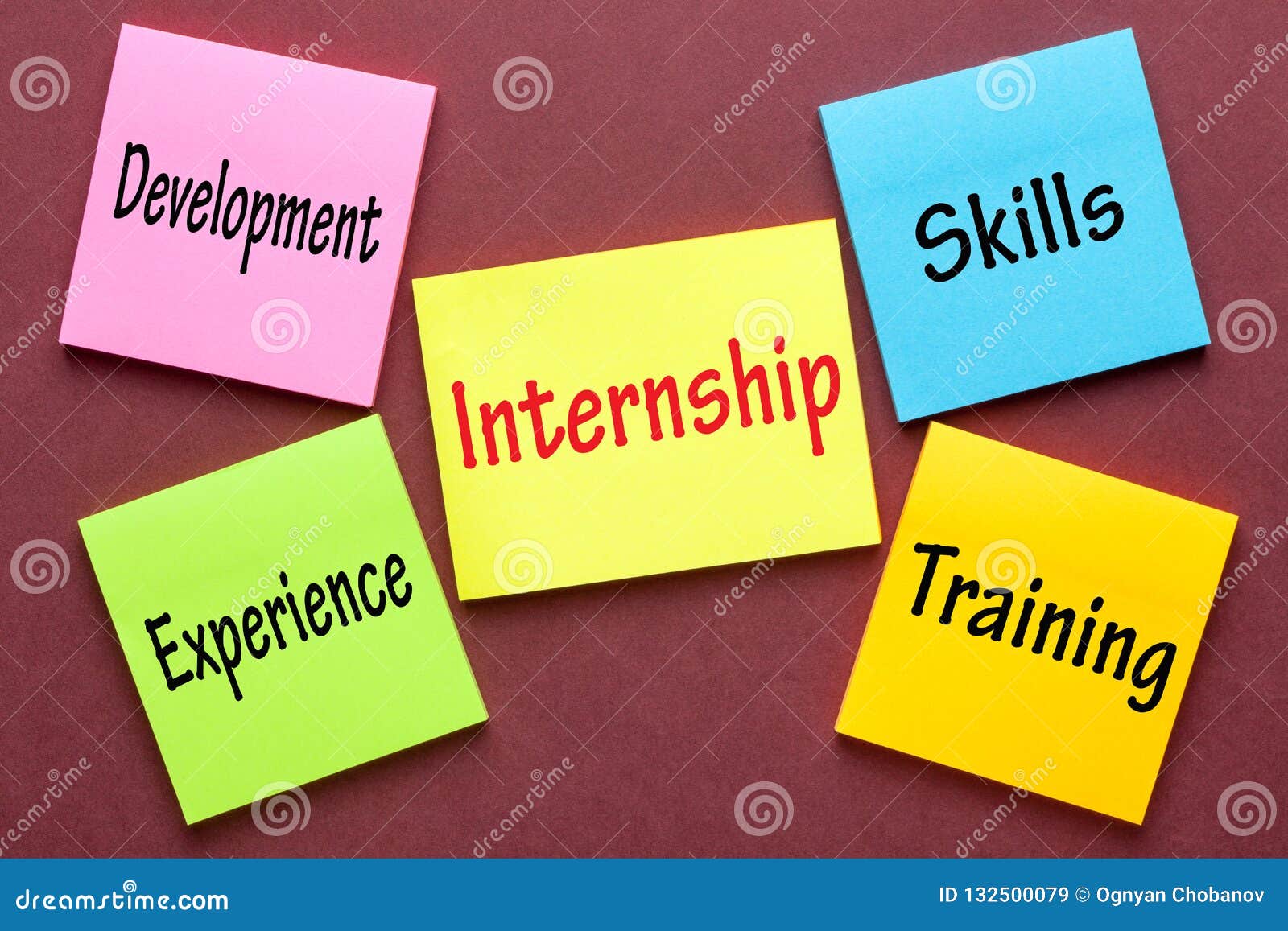 Internship Word Concept stock image. Image of help, coaching - 132500079