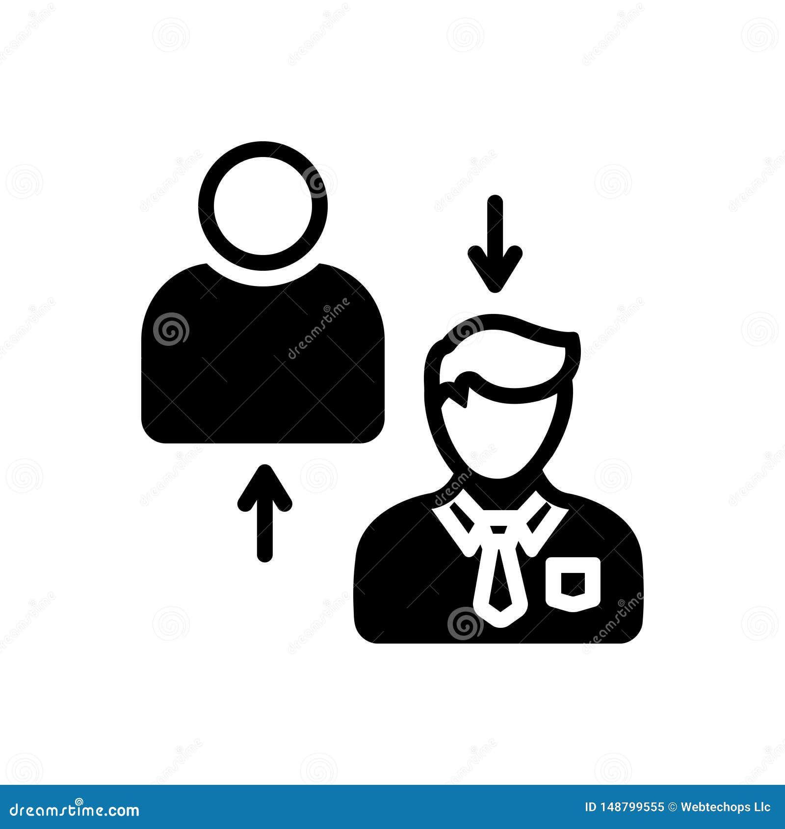 Black Solid Icon for Internship, Training and Education Stock Vector ...
