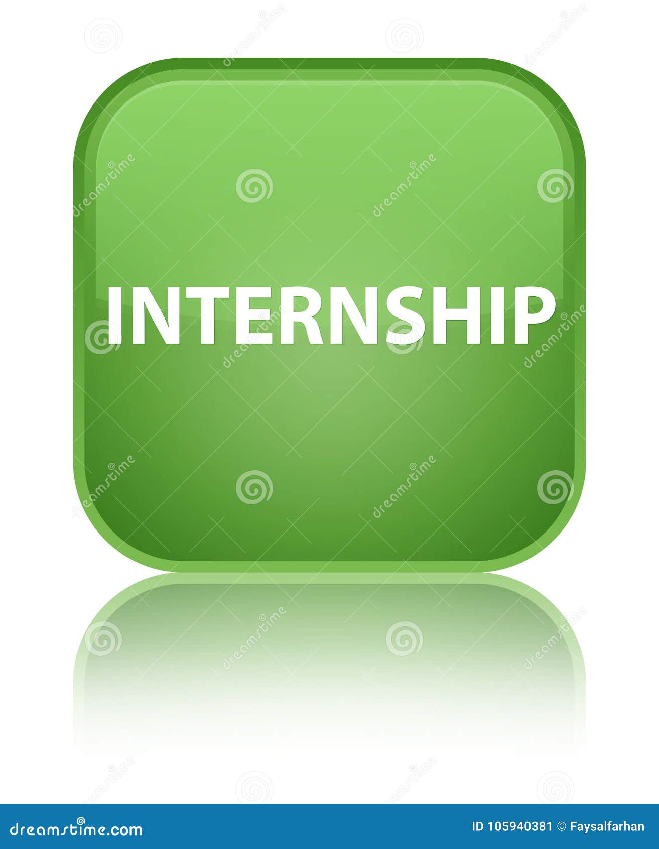 Internship Special Soft Green Square Button Stock Illustration ...