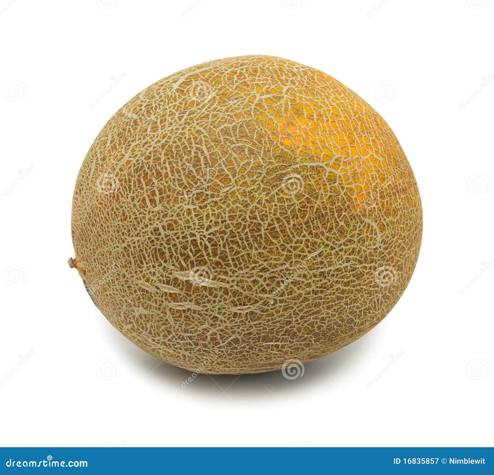 Intero Melone Di Colore Giallo Dell'Uzbeco, Isolato Immagine Stock ...