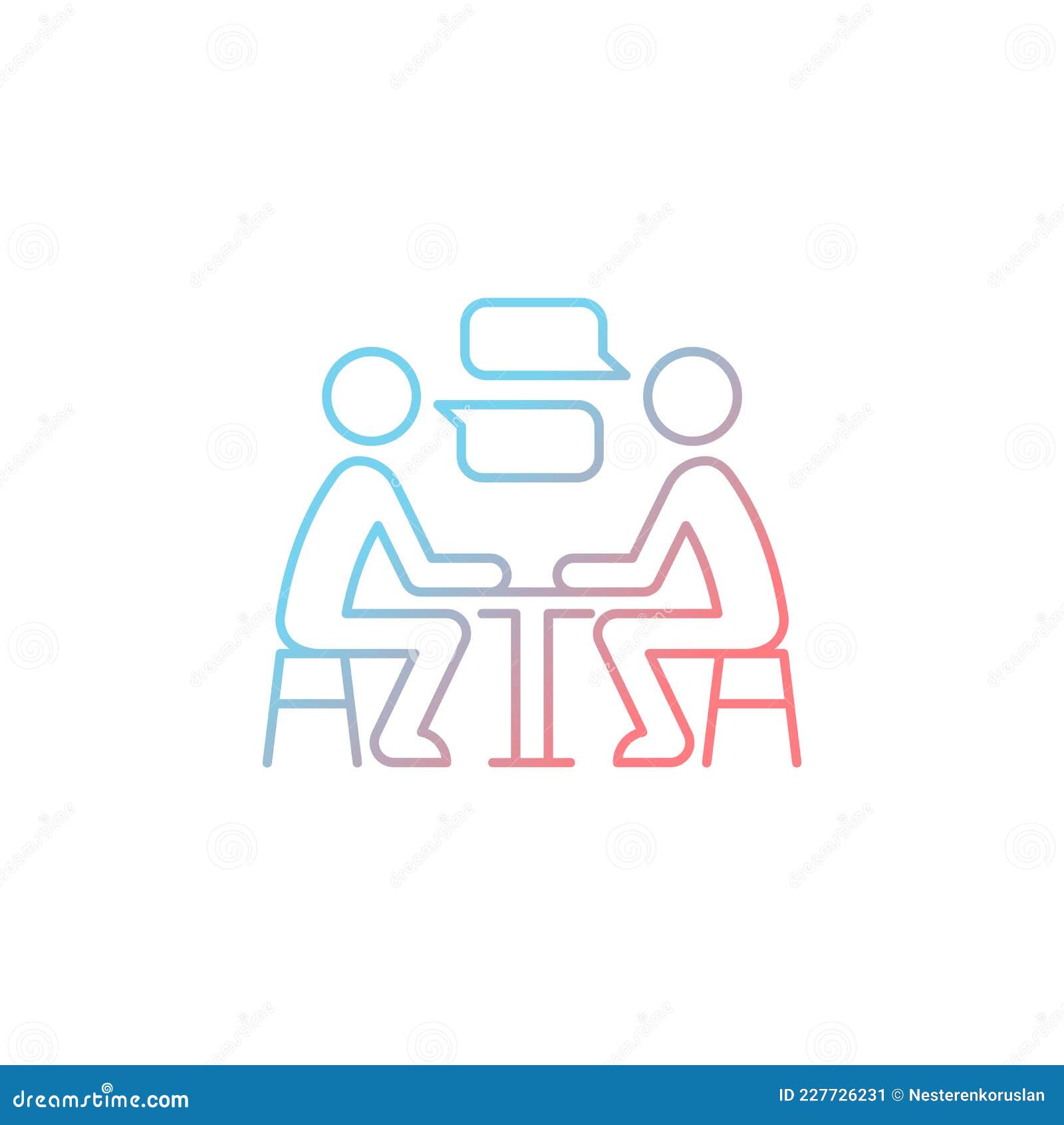 Interpersonal Communication Black Icon Concept. Interpersonal ...