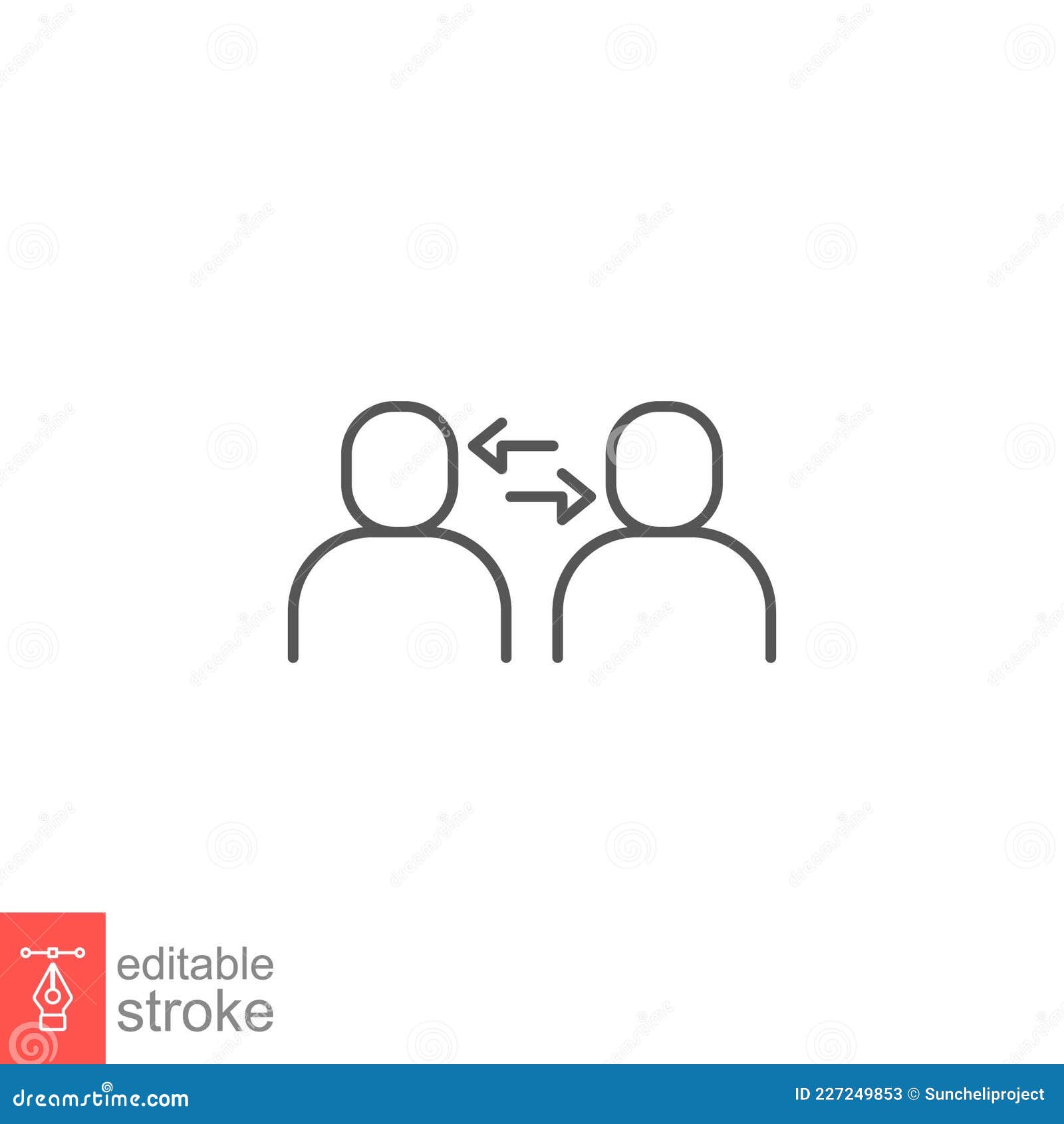 Interpersonal Relationship Icon, Acquaitance Skill. Close Care ...