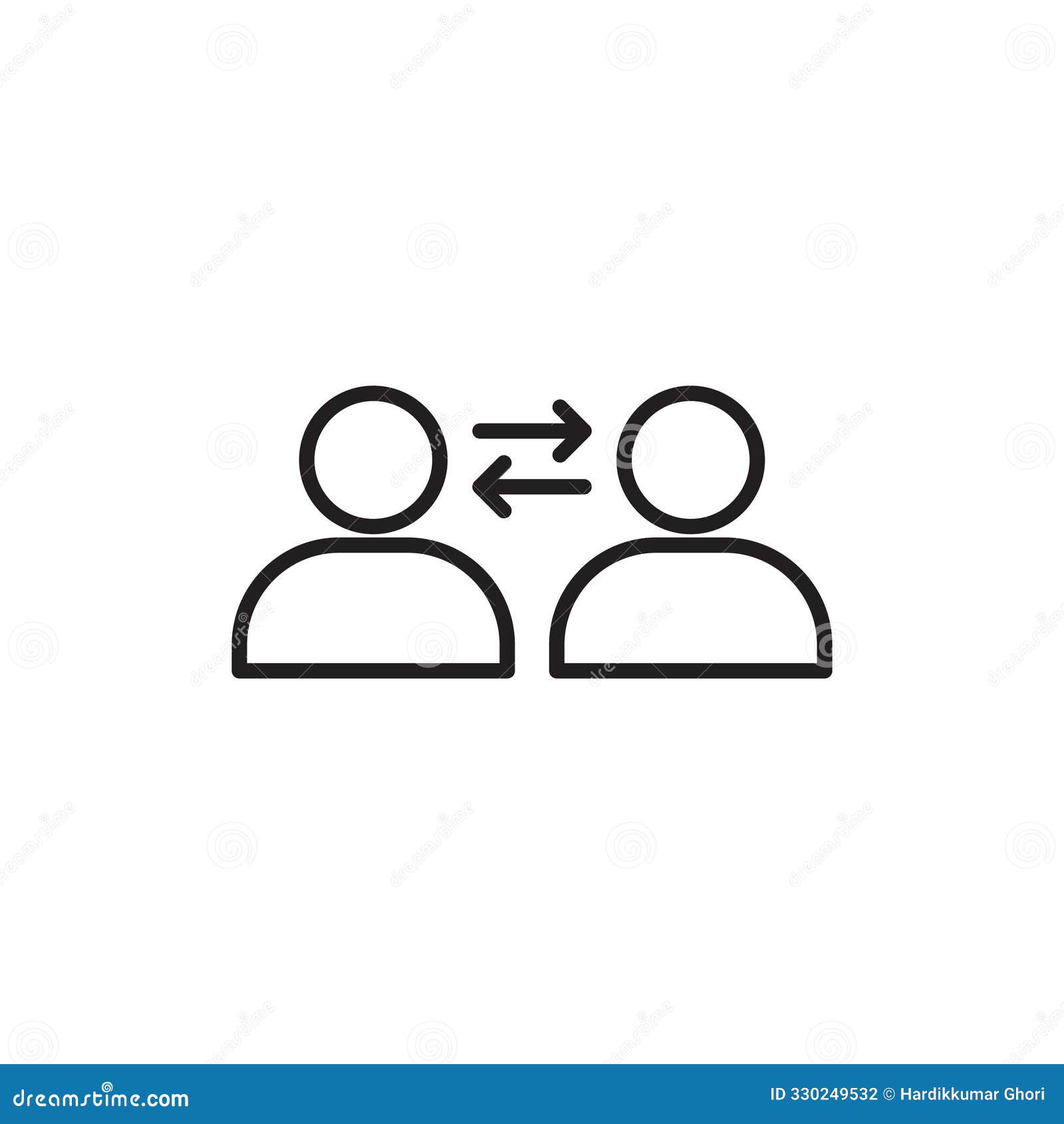Interpersonal Relationship Icon Stock Illustration - Illustration of ...