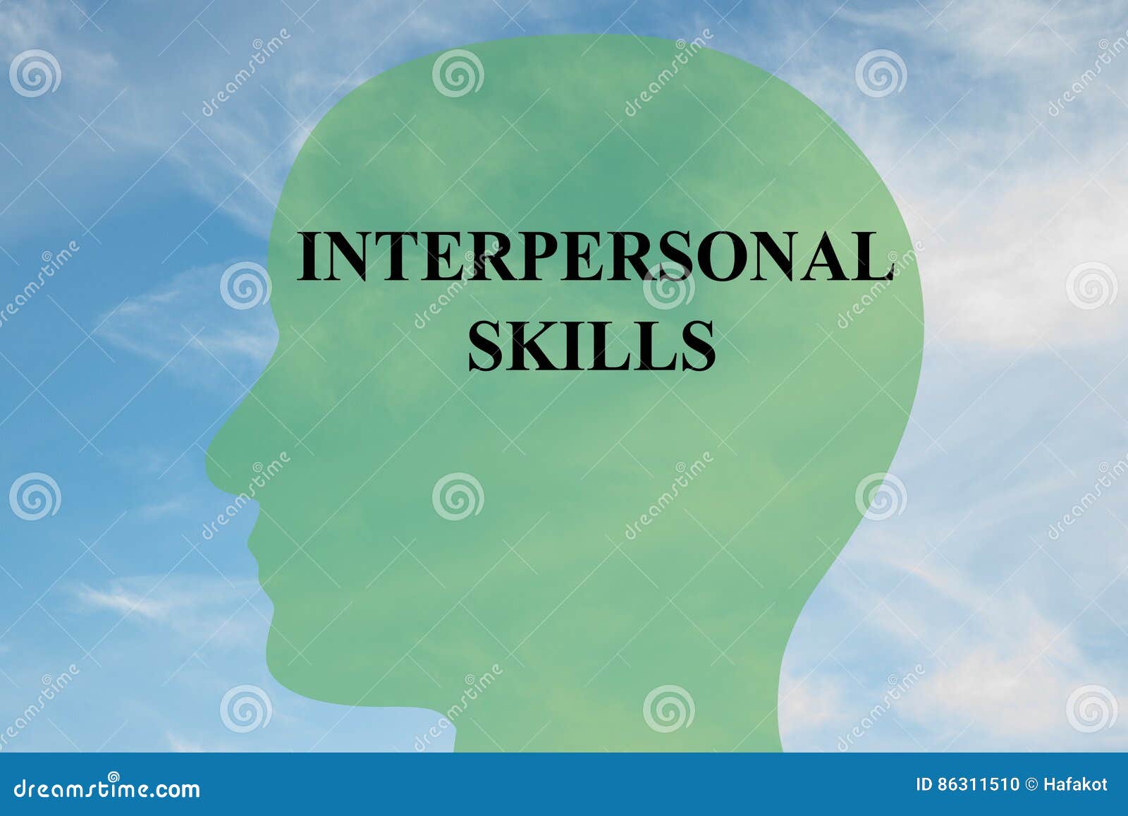 Interpersonal Skills Concept Stock Illustration - Illustration of ...