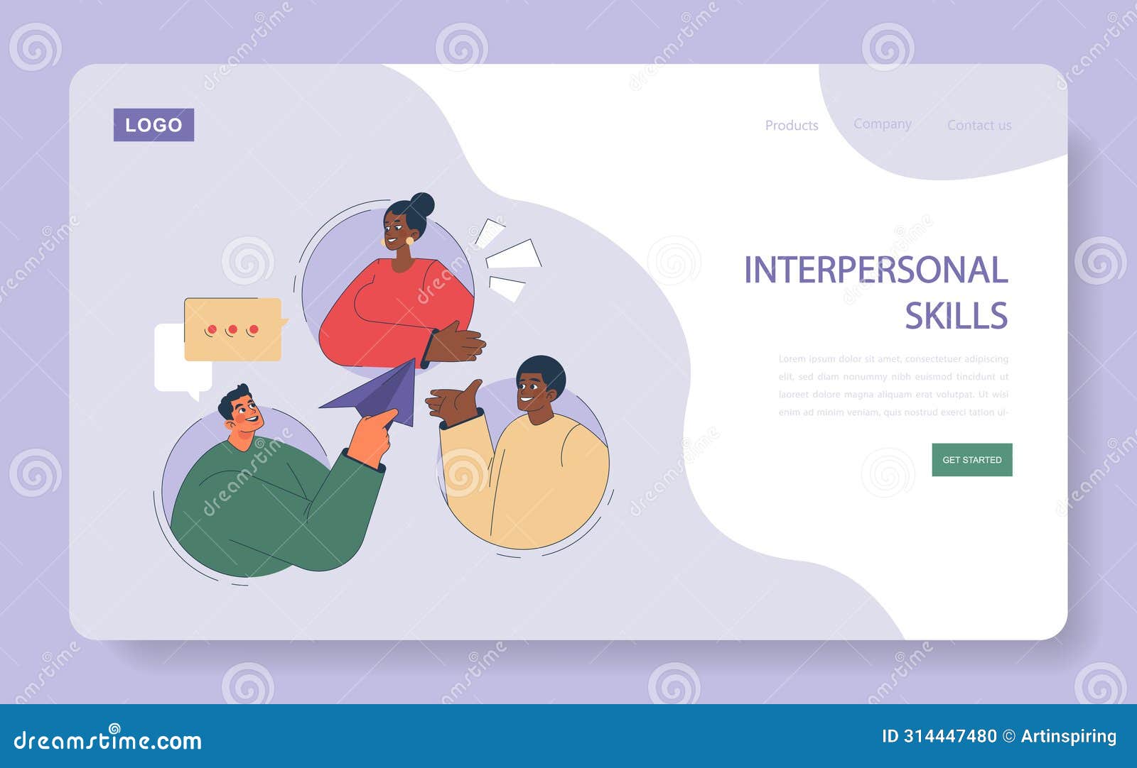 Interpersonal Skills Theme. Stock Vector - Illustration of ...