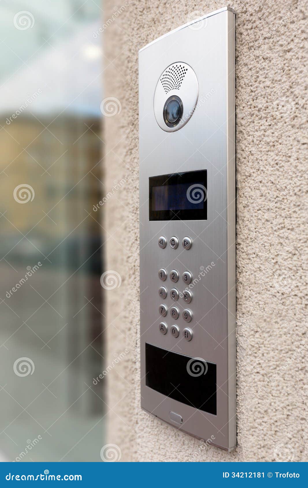 Interphone image stock. Image du maison, construction - 34212181