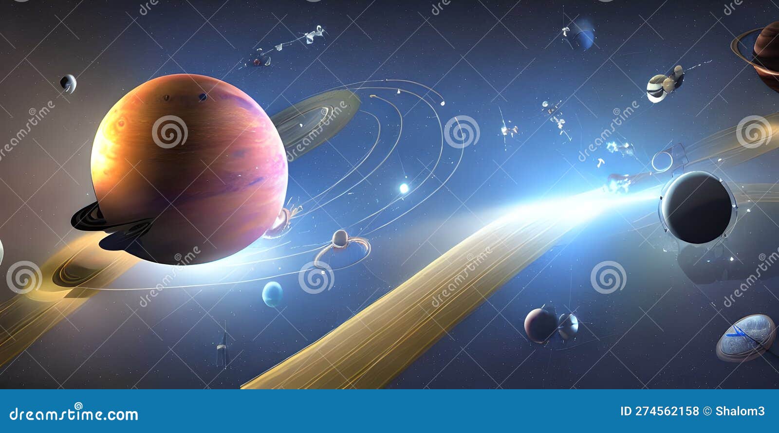 Interplanetary Communication Technology, Information Network, Sci-fi ...