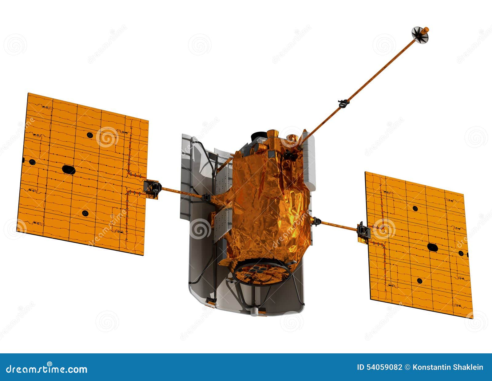 Interplanetary Space Station Stock Illustration - Illustration of ...