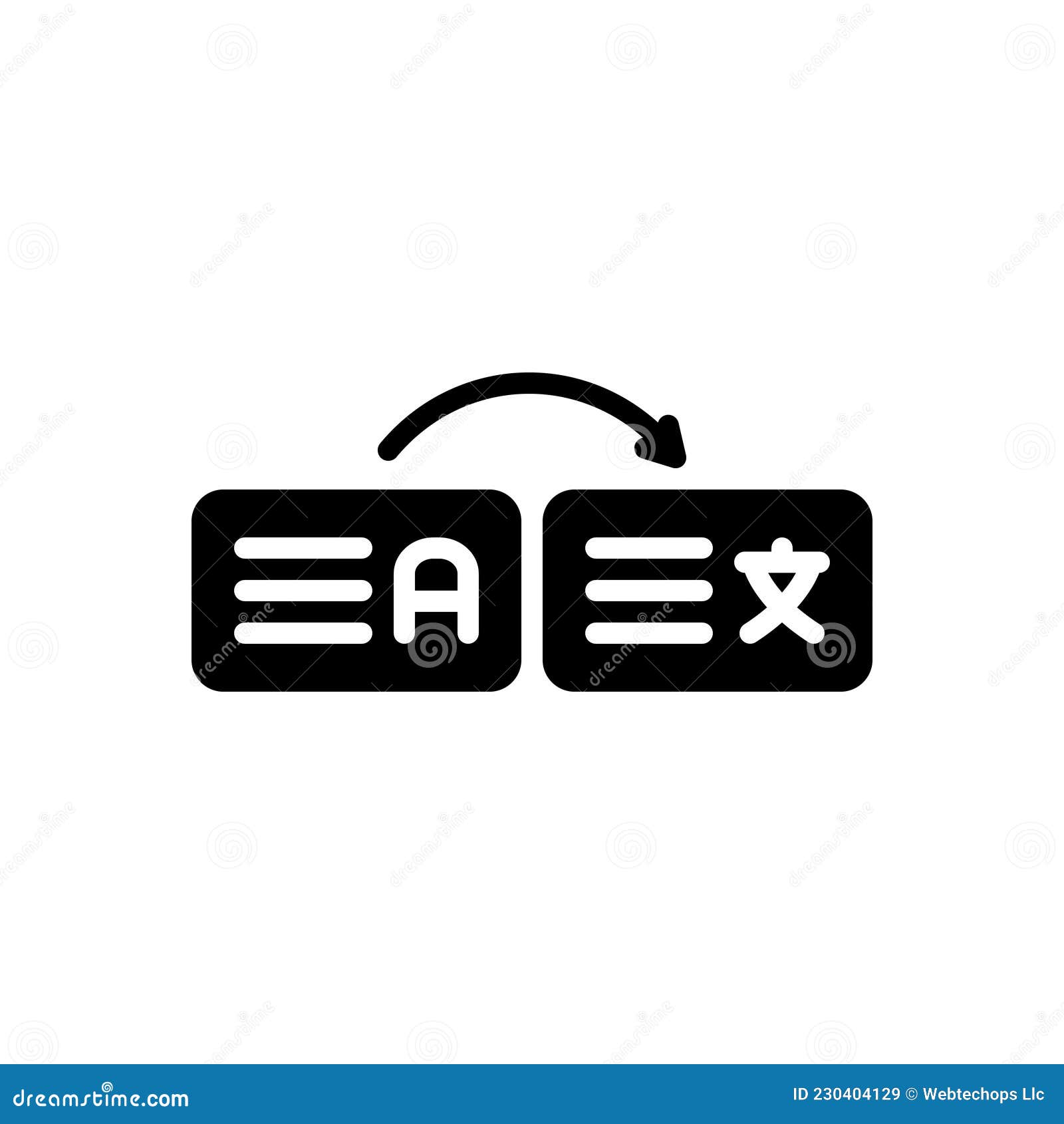Mix Icon For Interpret, Translate And Language Vector Illustration ...