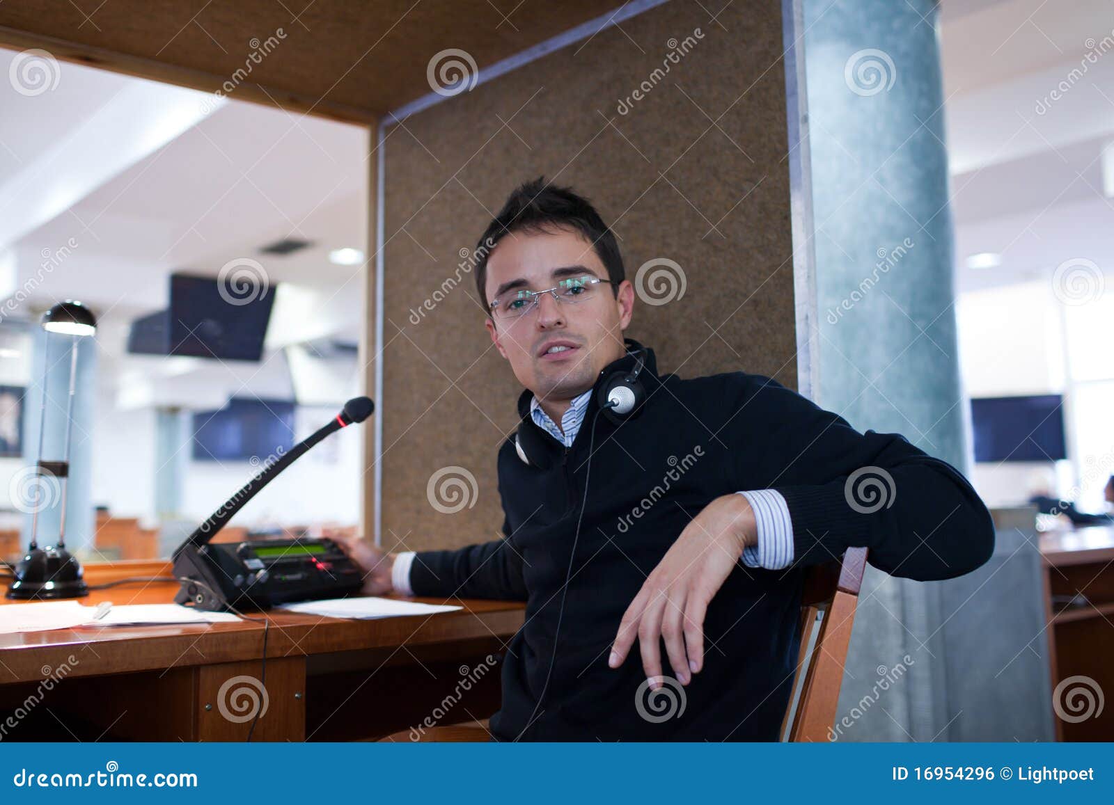 Interpreting - stock photo. Image of interpreting, european - 16954296