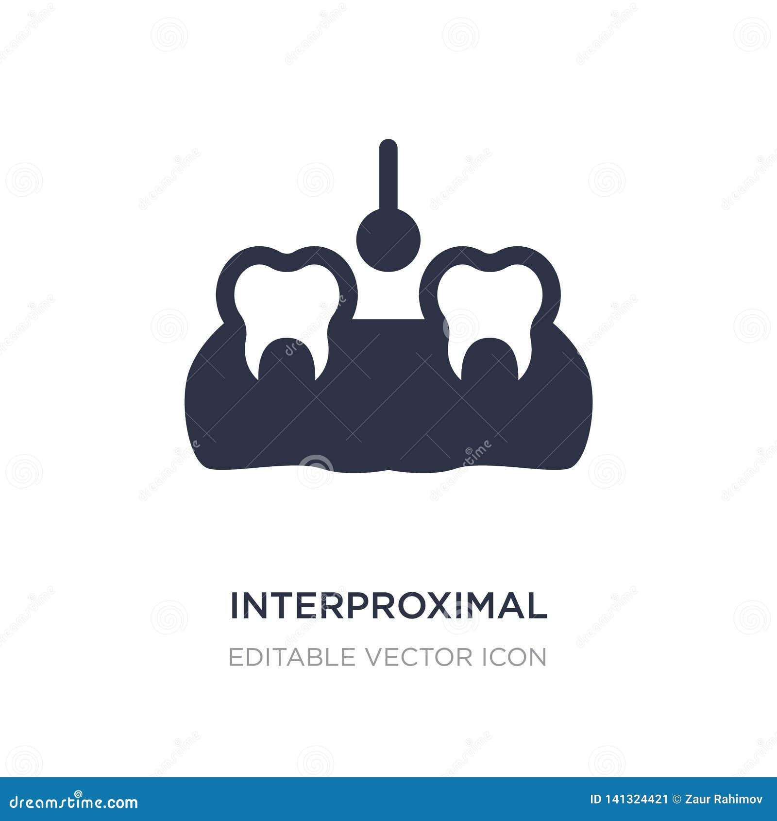 Interproximal Icon. Trendy Flat Vector Interproximal Icon On White ...