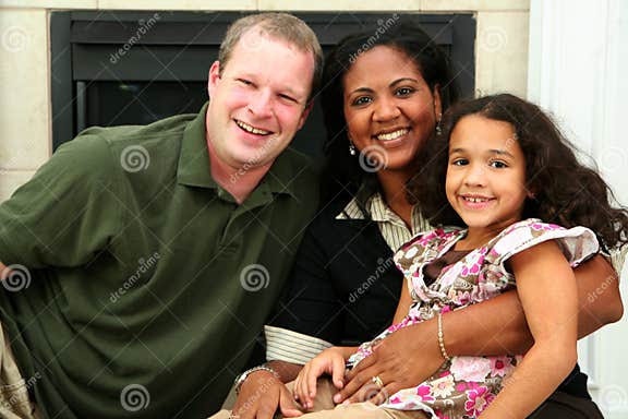 Interracial Family stock photo. Image of child, affectionate - 4970120