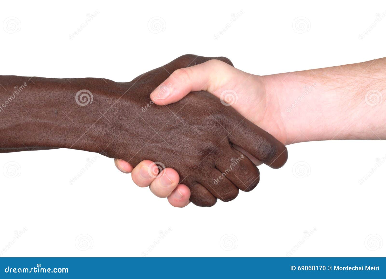 Interracial handshake stock photo. Image of race, african - 69068170