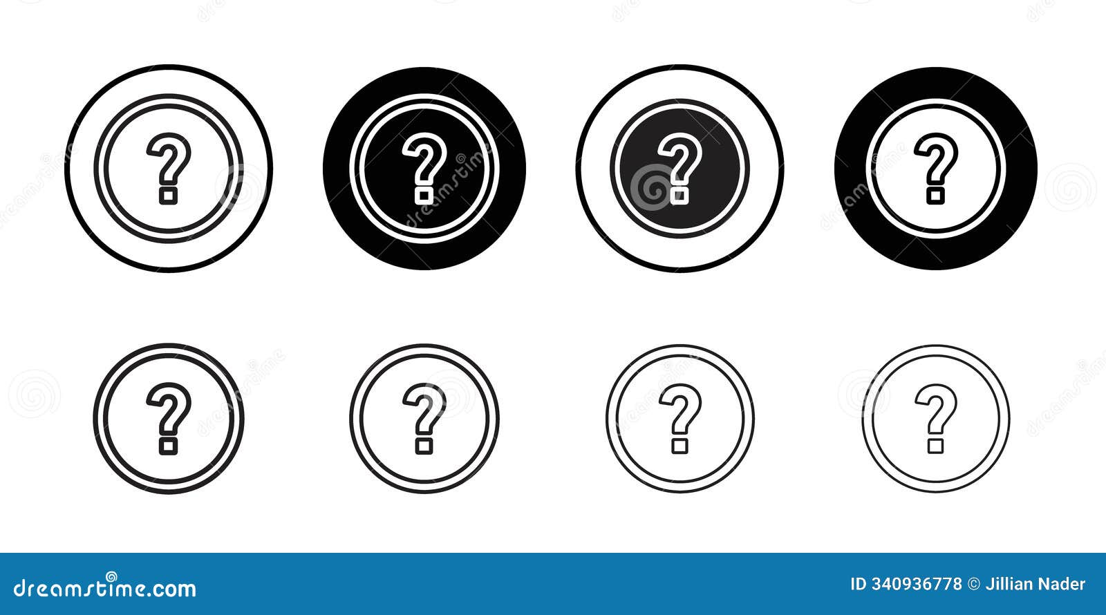 Interrogation Icon Isolated Flat Vector in Outline Stock Vector ...