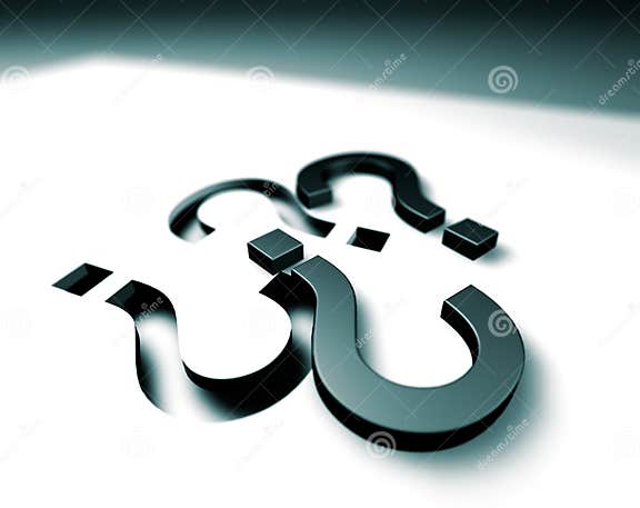 Interrogation mark stock illustration. Illustration of ideas - 13606825