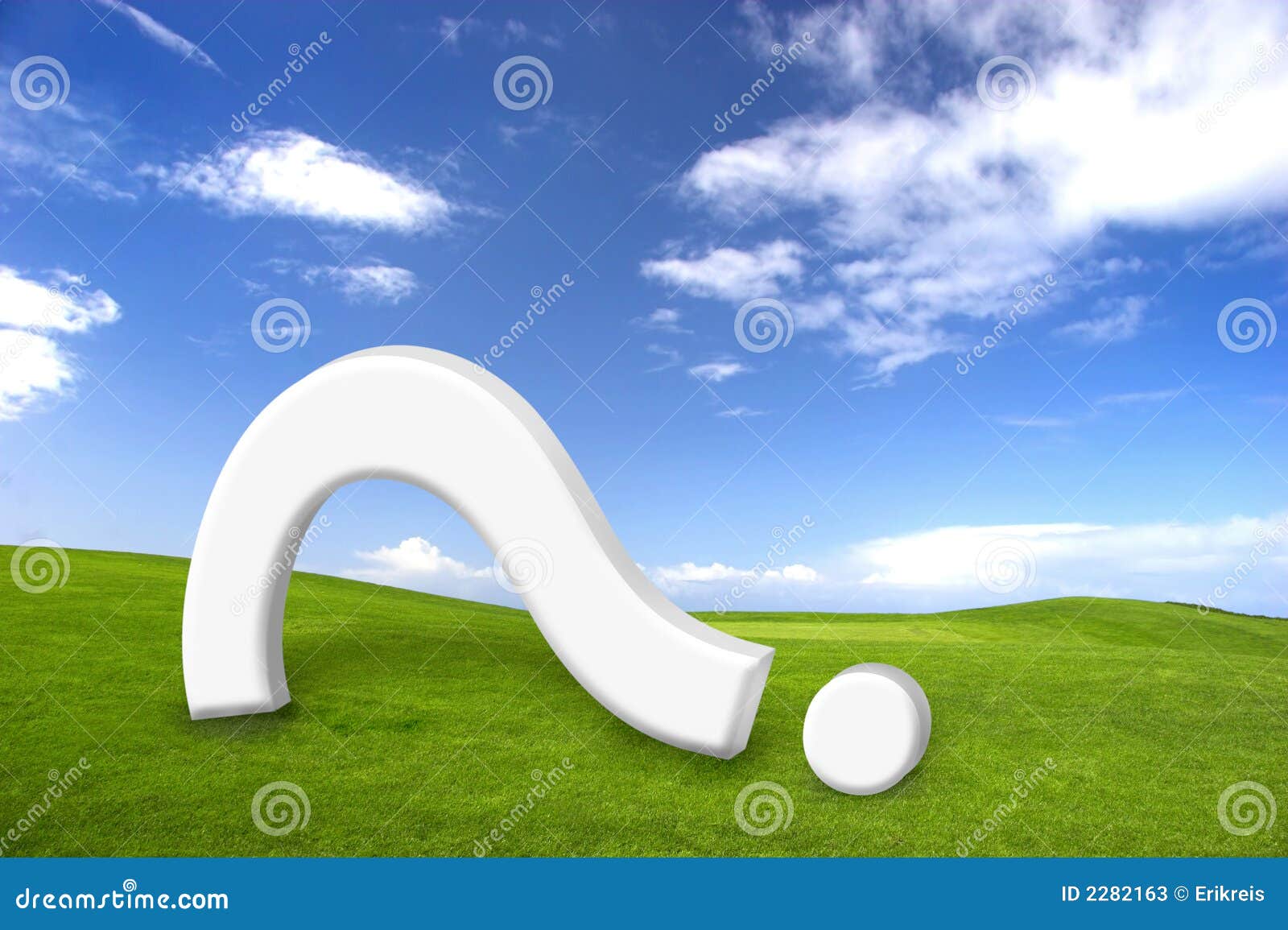 Interrogation point stock image. Image of creative, color - 2282163