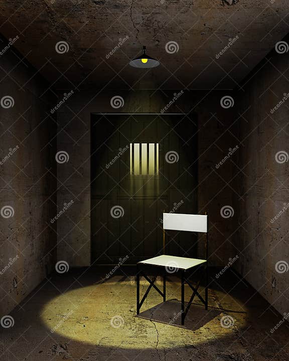 Interrogation room stock illustration. Illustration of interrogation ...