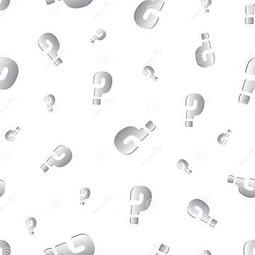 Question Marks or Interrogation Pattern Stock Vector - Illustration of ...