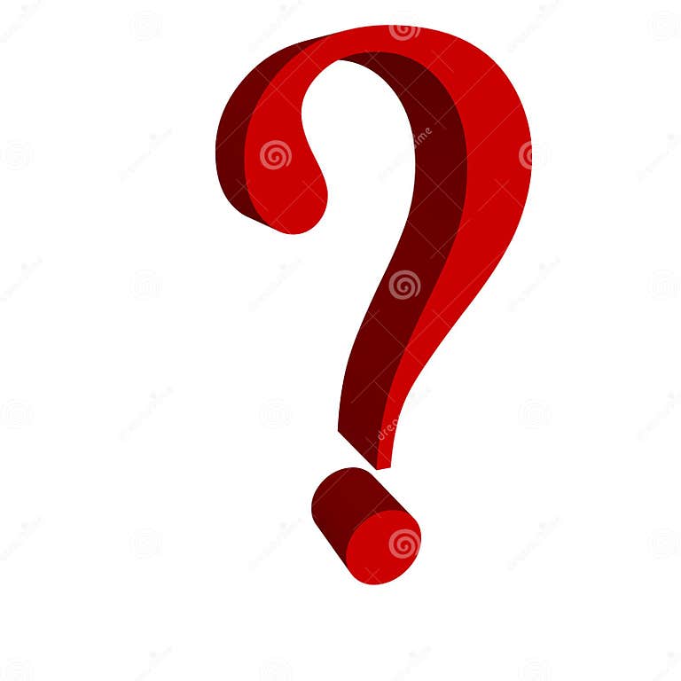 Interrogation sign stock illustration. Illustration of dimensional ...