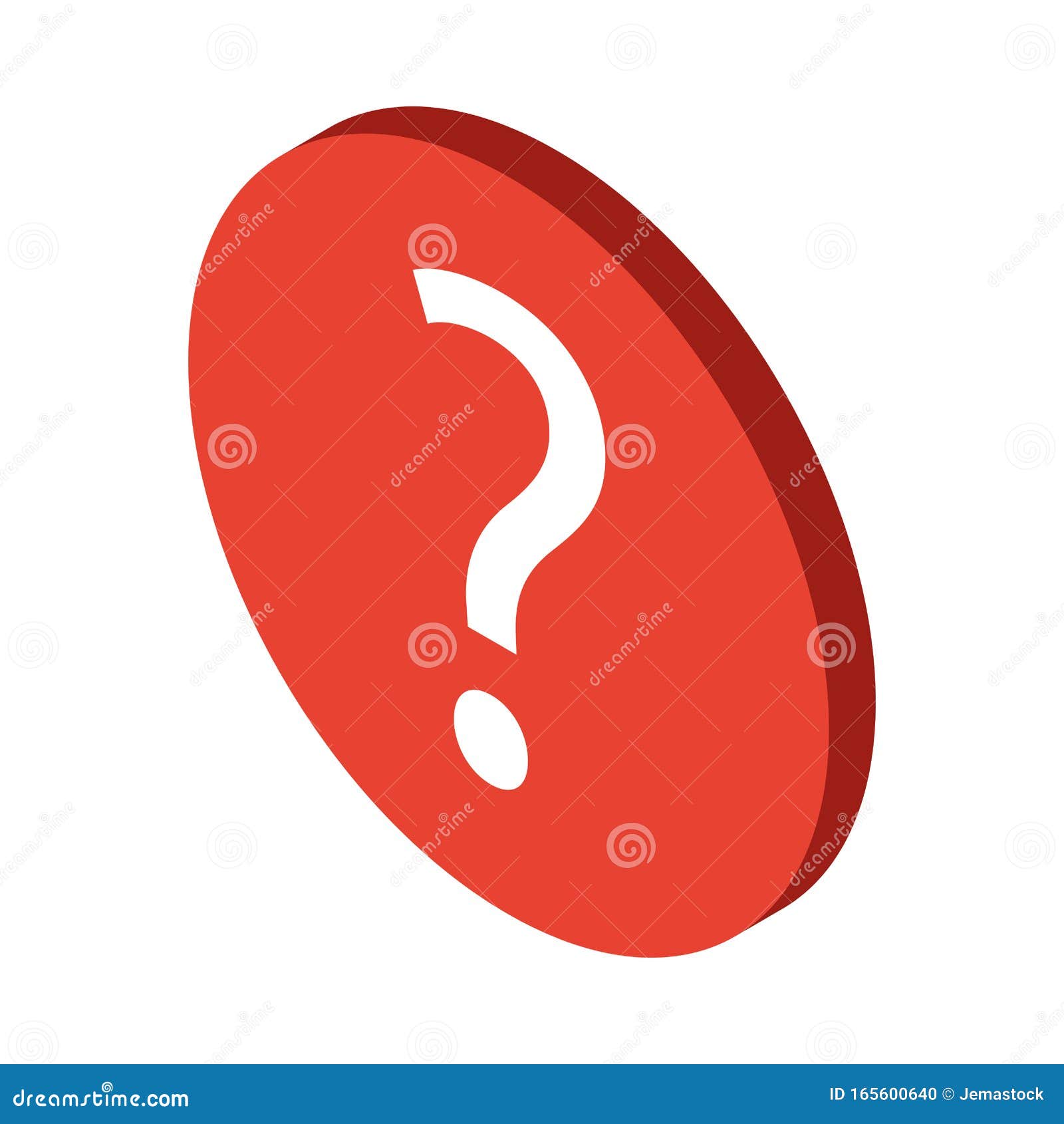Interrogation Symbol Ask Isolated Icon Stock Vector - Illustration of ...
