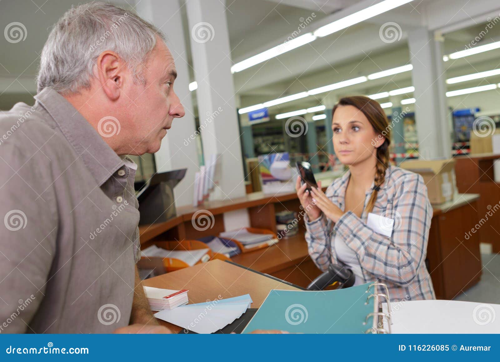 Interruption in the call stock image. Image of public - 116226085