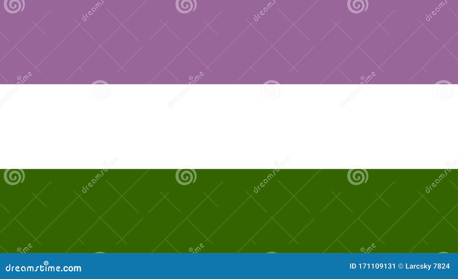 Genderqueer Or Queer Flag Sign And Symbols Section Of LGBT Pride Flag ...