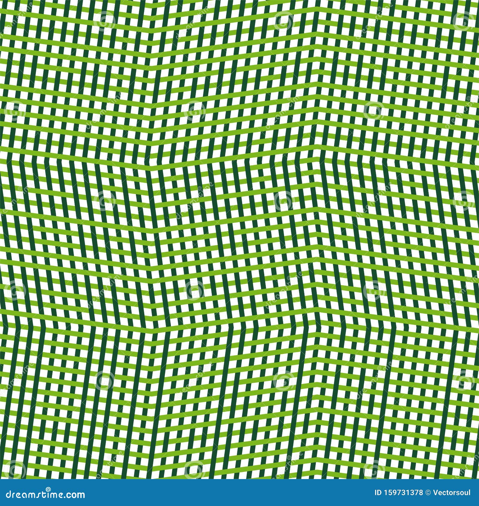 Intersected, Interweaved Irregular Lines, Stripes Green Grid Pattern ...