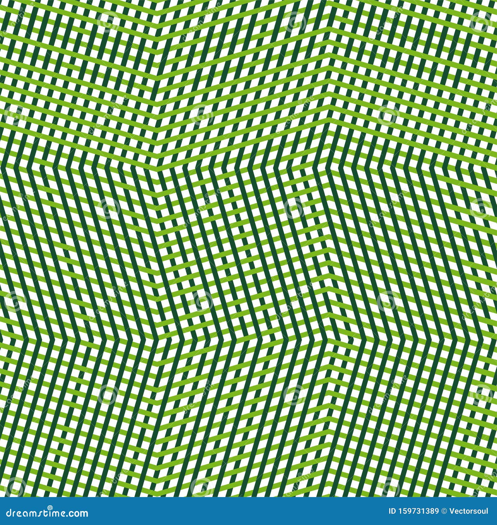Intersected, Interweaved Irregular Lines, Stripes Green Grid Pattern ...